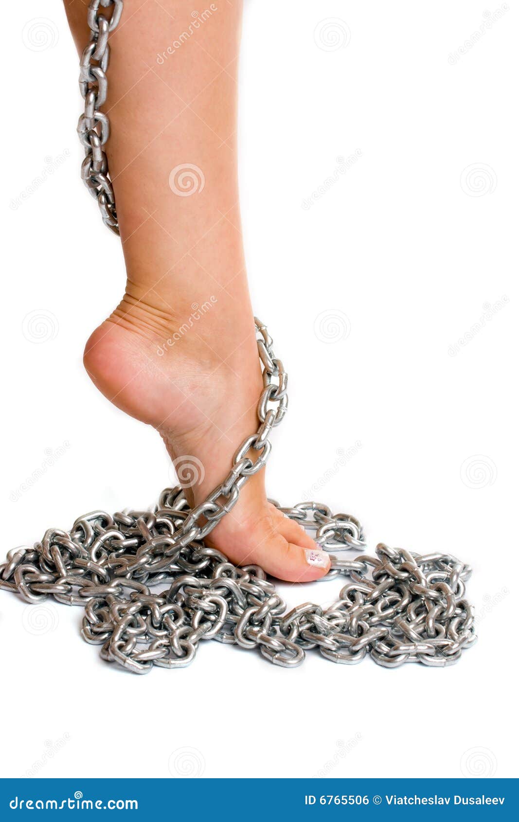 Feet and chain stock photo. Image of beauty, heels, white - 6765506
