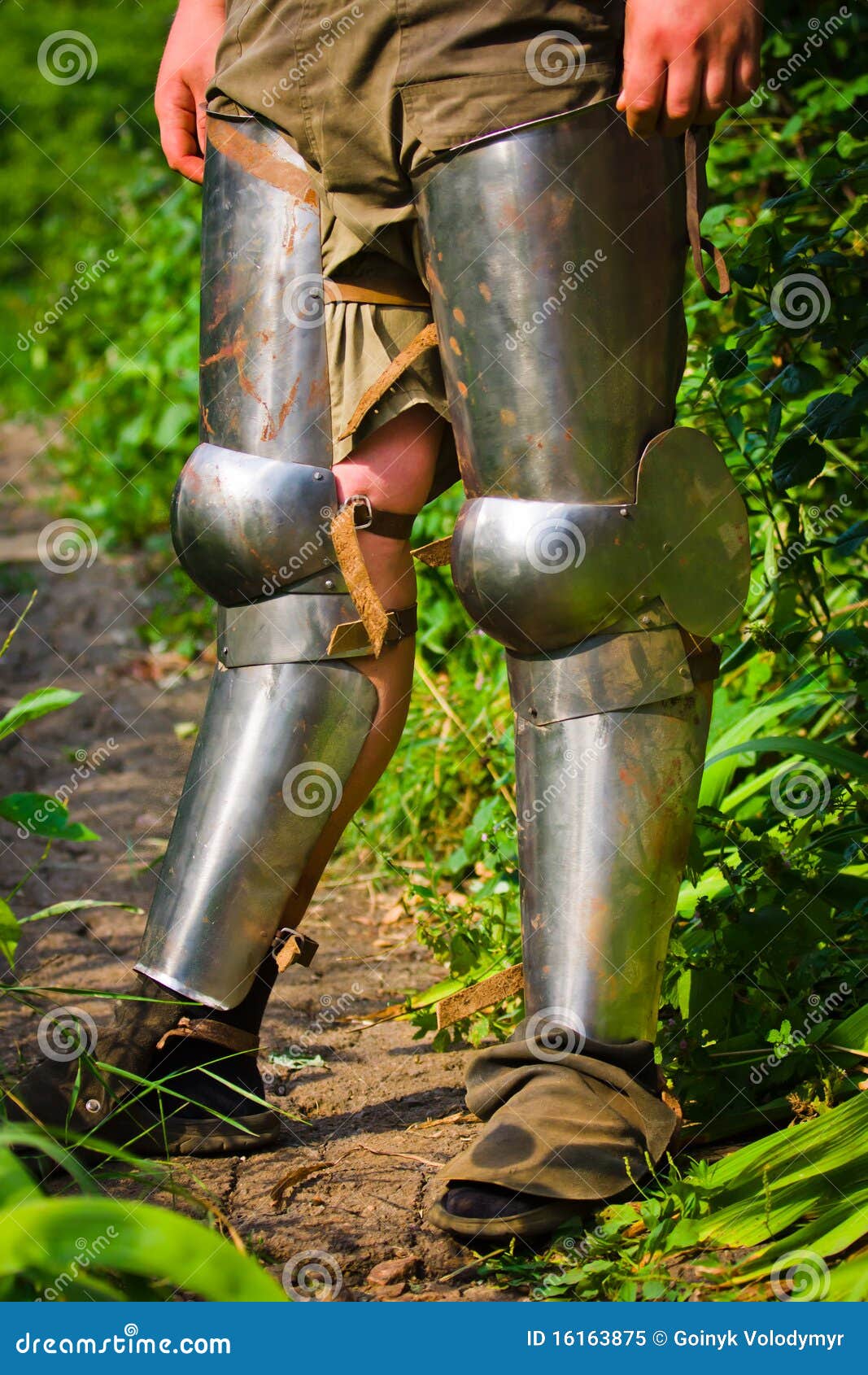 Feet in Chivalrous Protection Stock Image - Image of museum, clothing ...