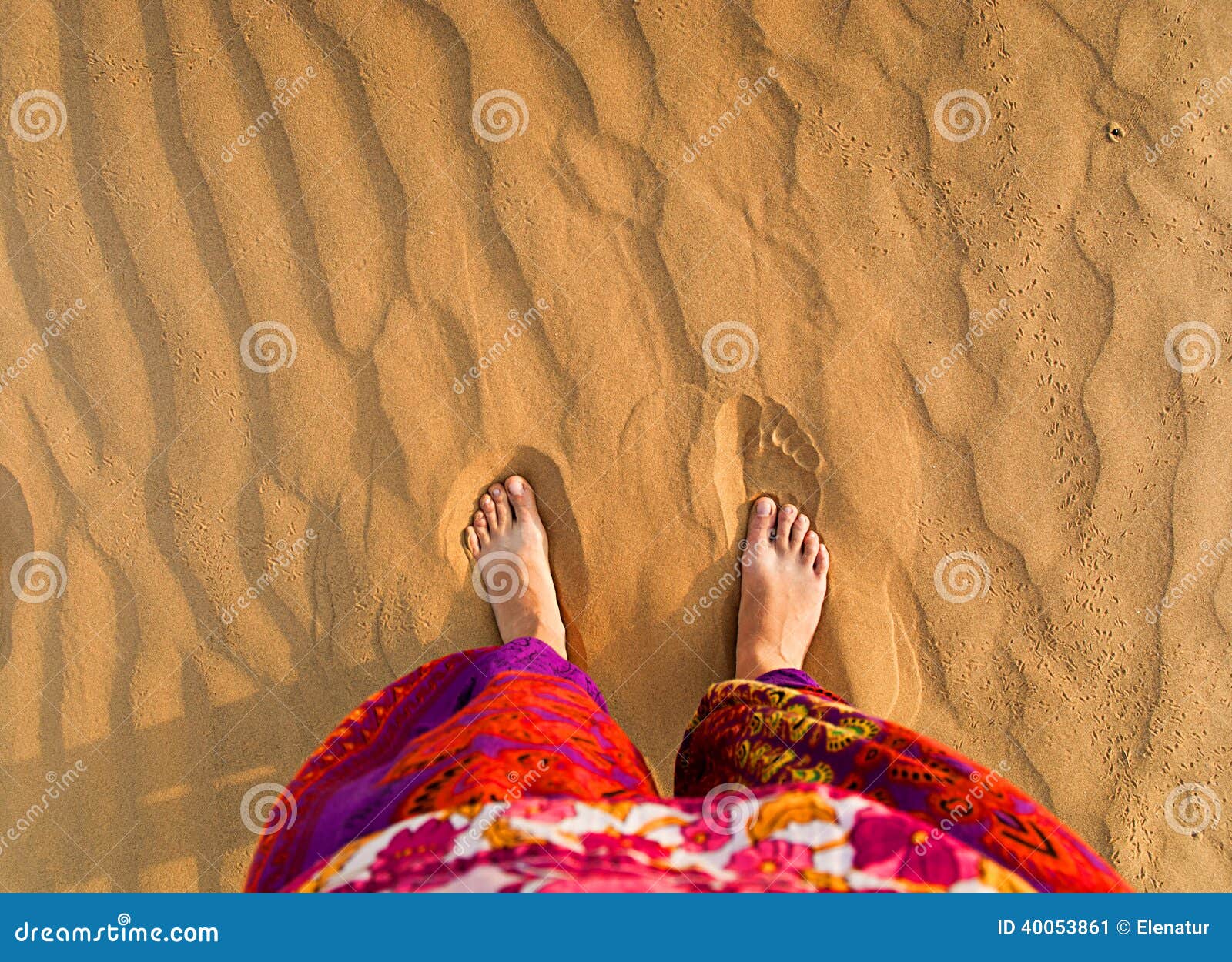 Feet in the Desert. Rajasthan, India Stock Image - Image of feet ...