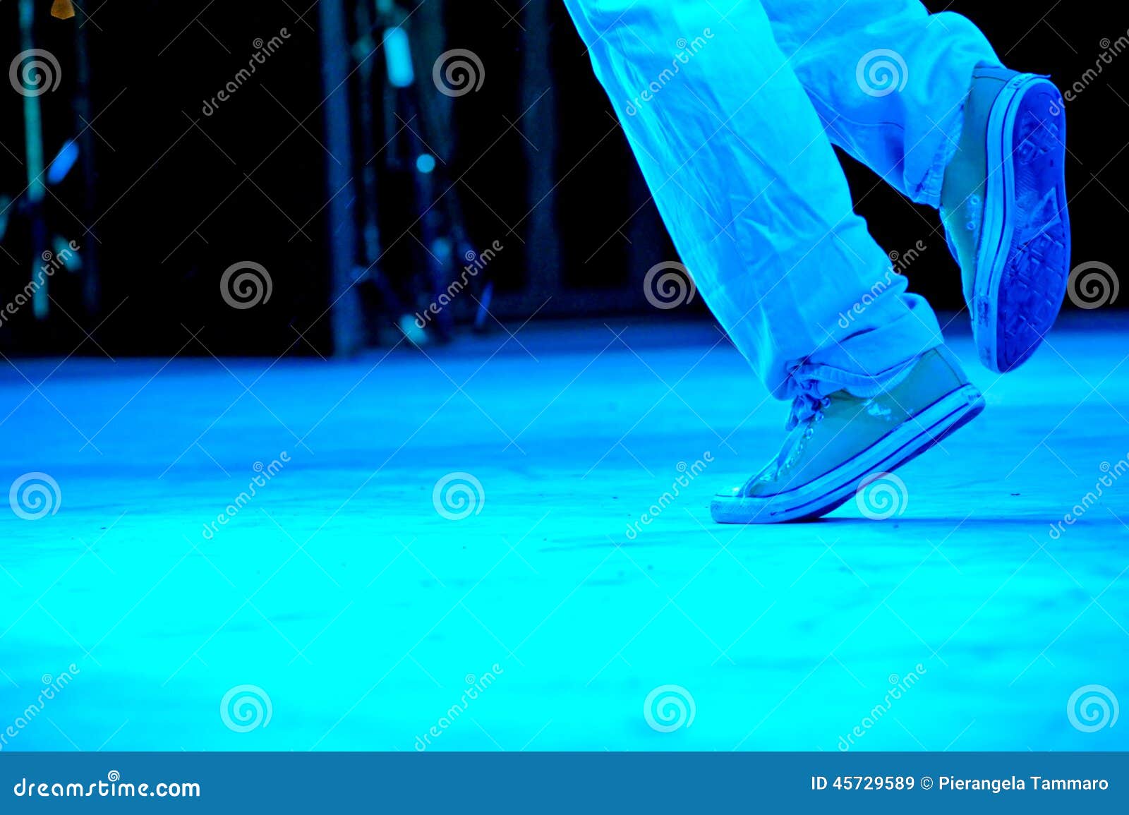 Feet of a Duo of Hip-hop Performers Stock Image - Image of ankle ...