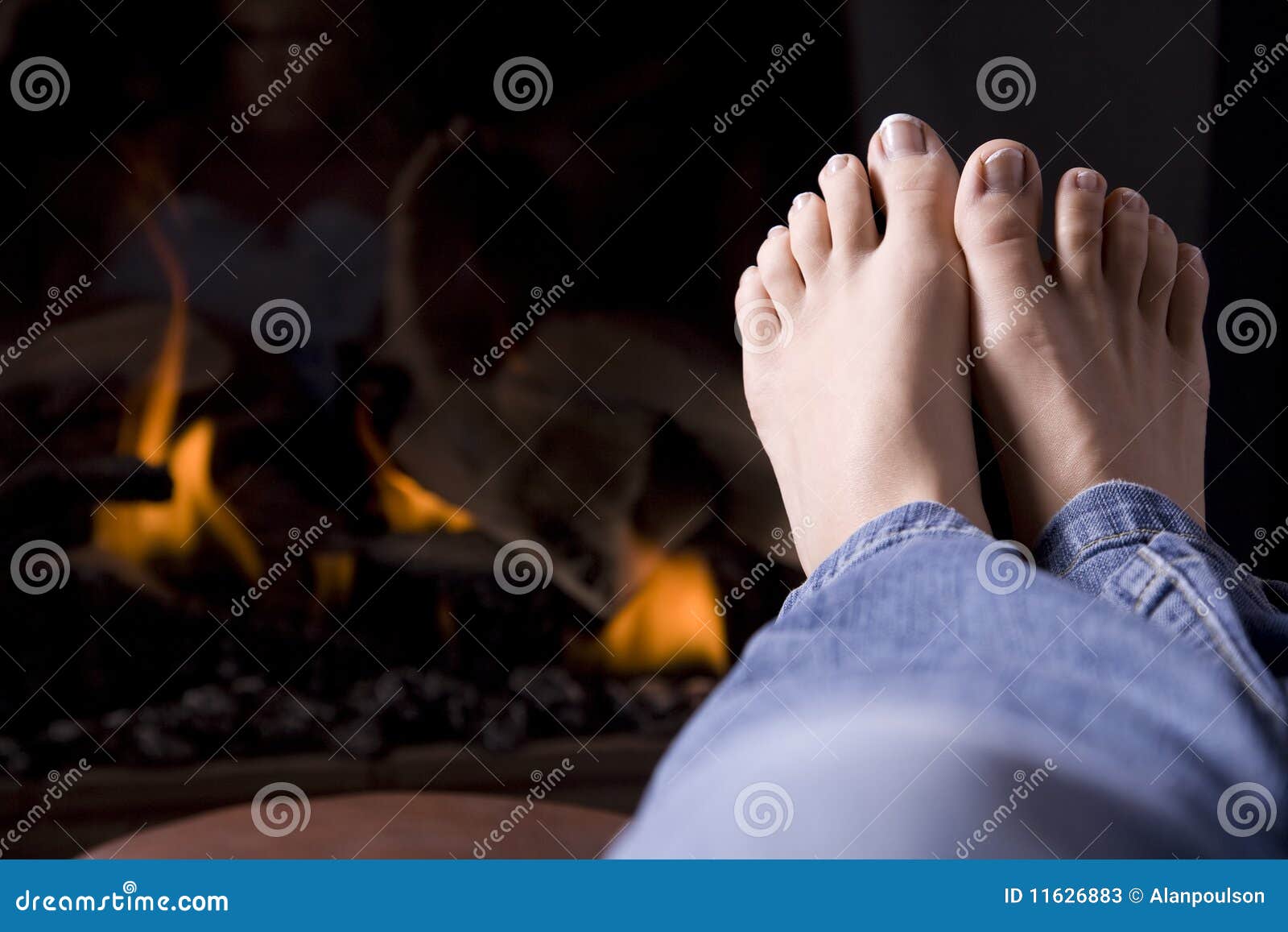 Feet by fire stock image. Image of home, limb, legs, interior - 11626883