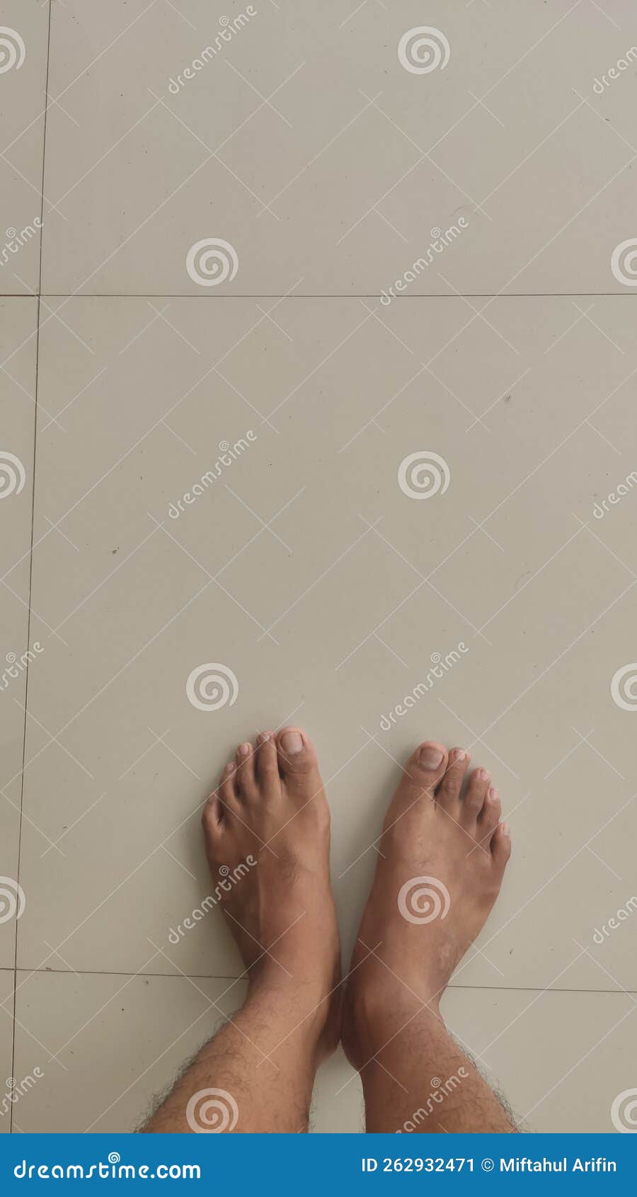 Feet on the floor stock image. Image of nail, floor - 262932471