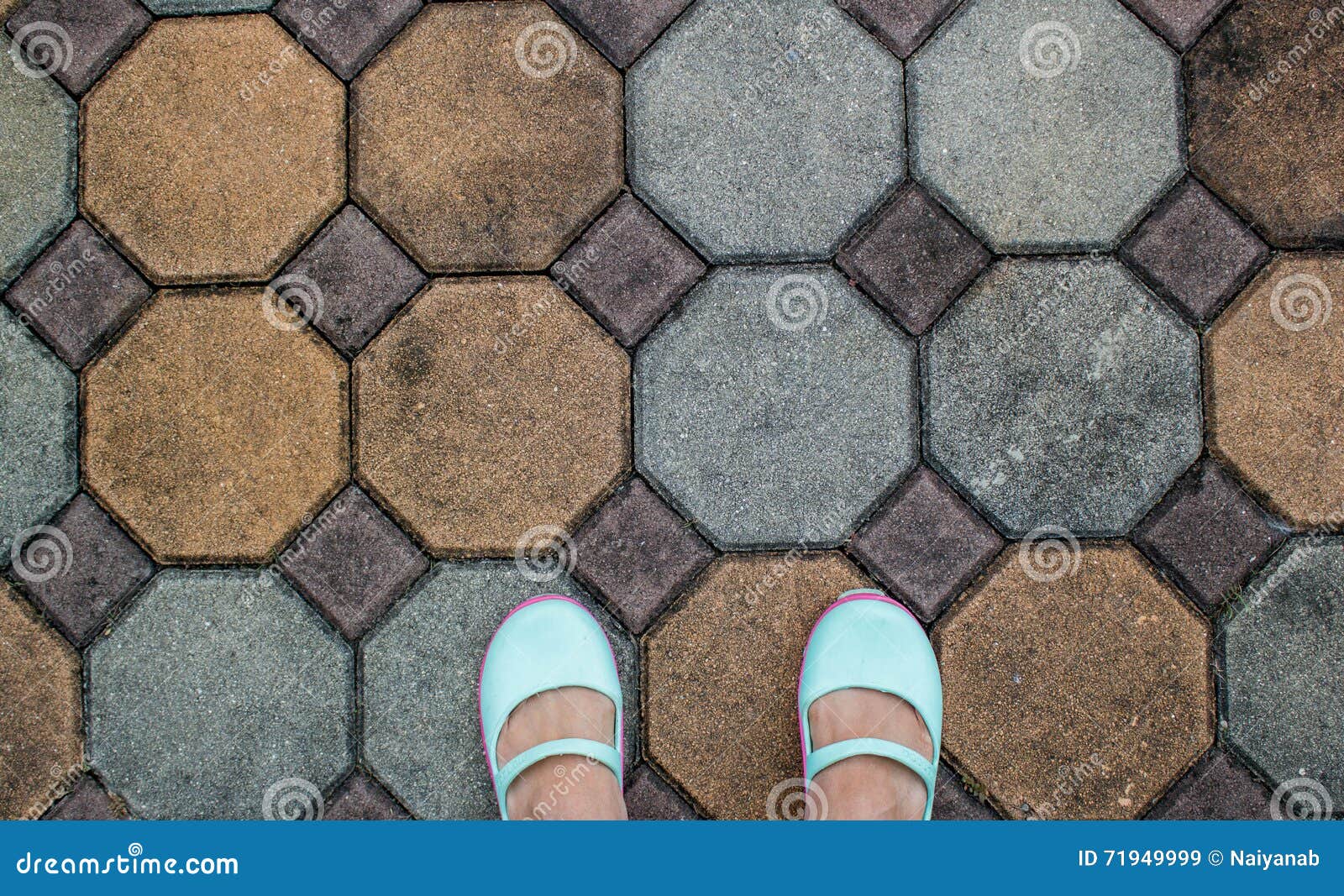 Feet on the ground stock image. Image of standing, space - 71949999