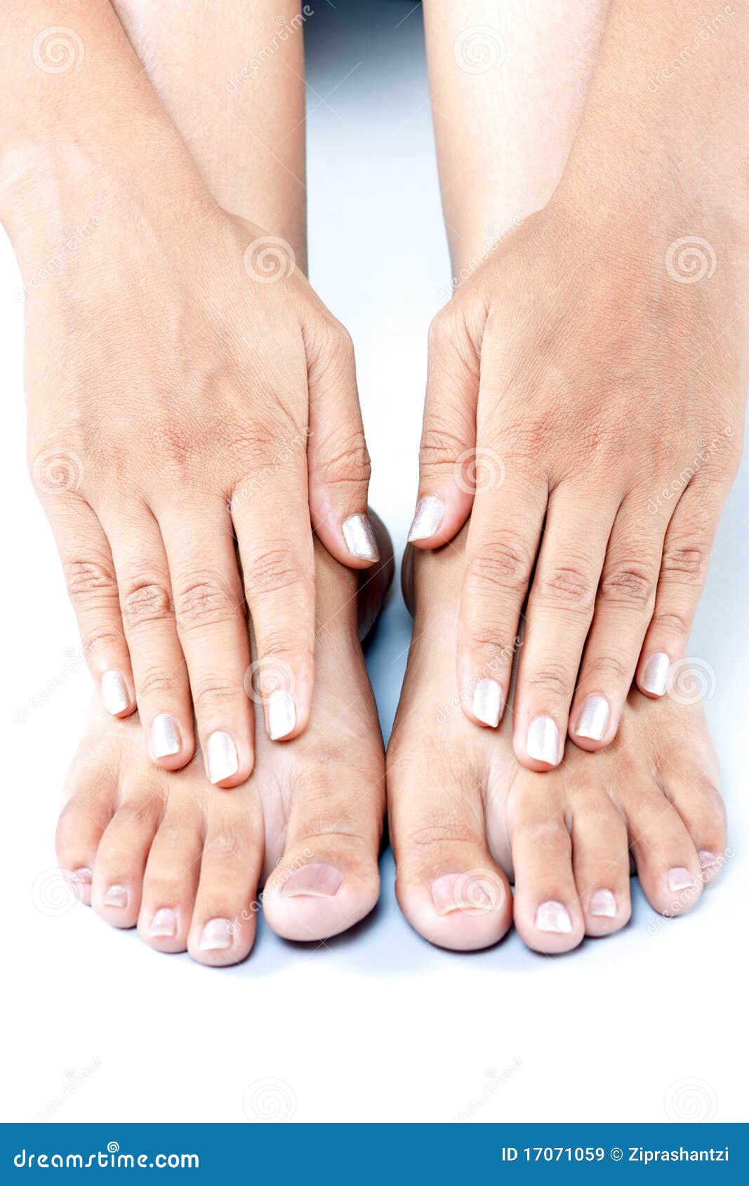 Feet and hand stock image. Image of nails, polish, beautiful - 17071059