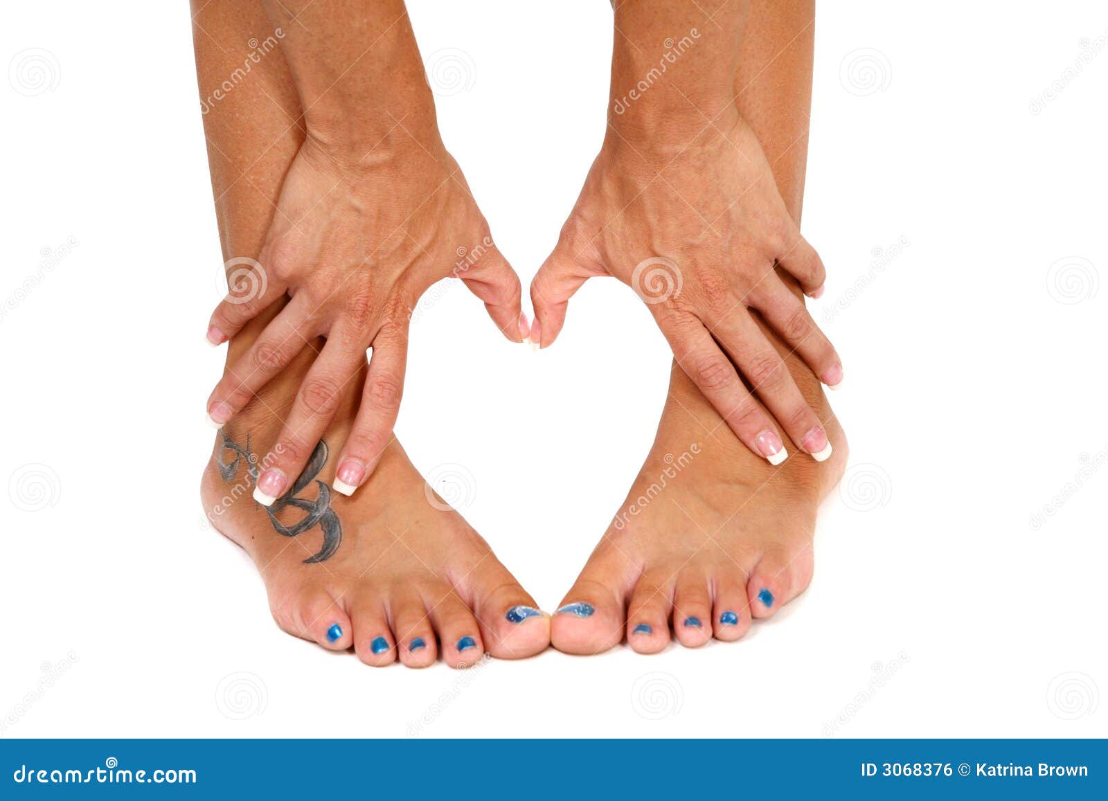 Feet and Hands Shape stock photo. Image of foot, romance - 3068376