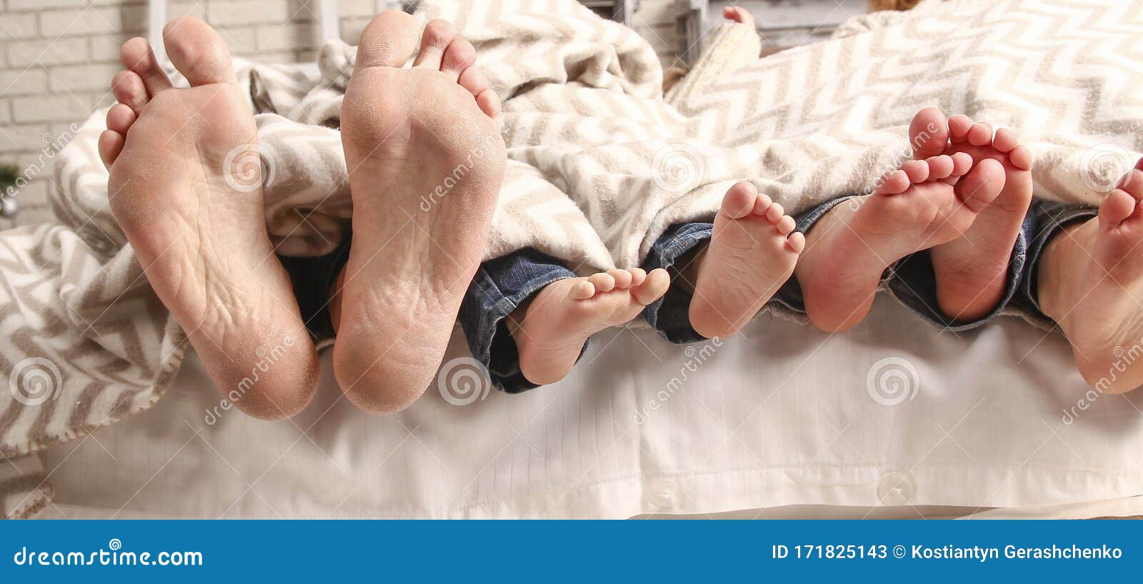 Feet happy family stock image. Image of home, feet, lifestyle - 171825143
