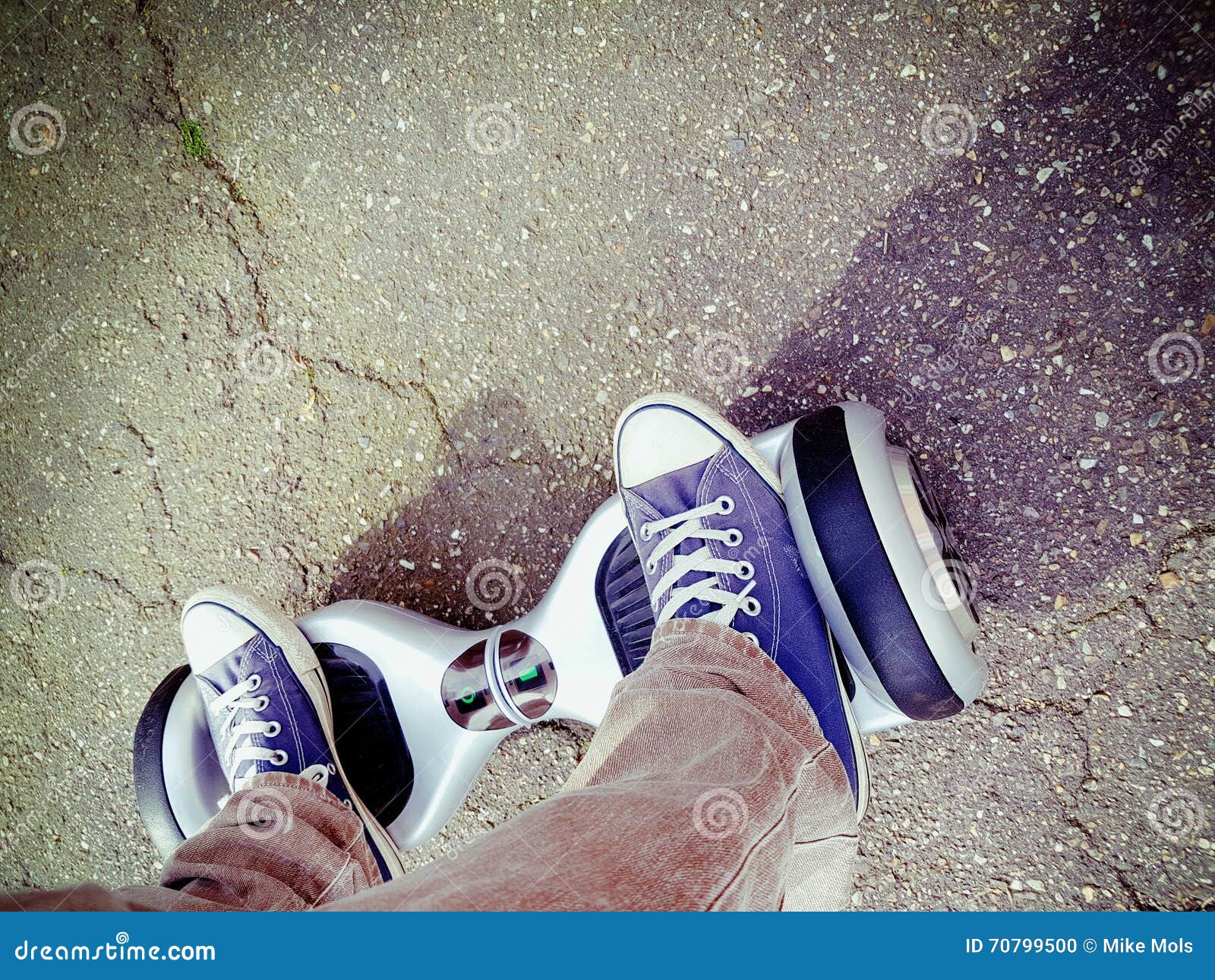 Feet on hoverboard stock photo. Image of future, balance - 70799500