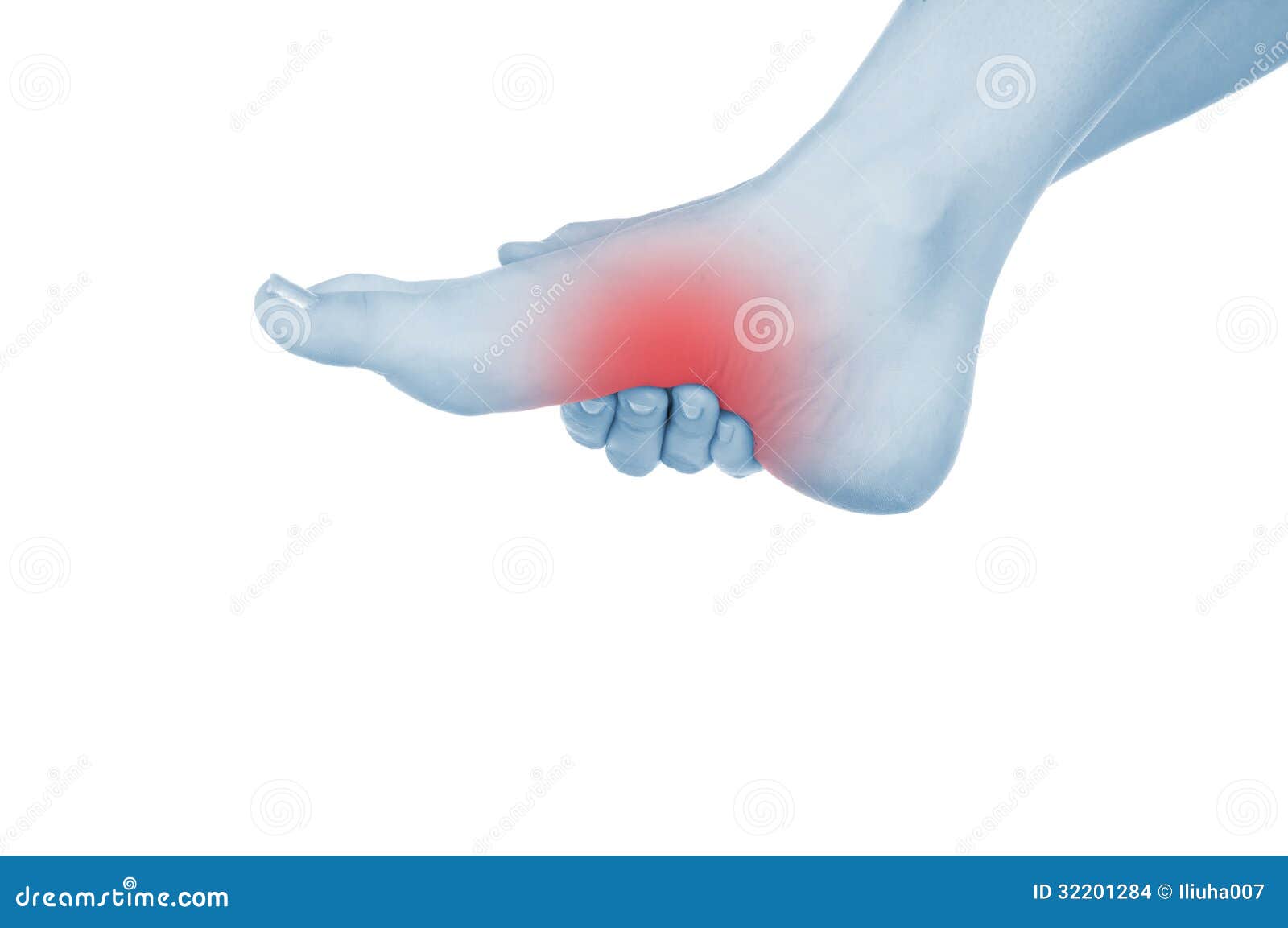 Feet Hurt, Shown Red, Keep Handed Stock Photo - Image of rheumatoid ...