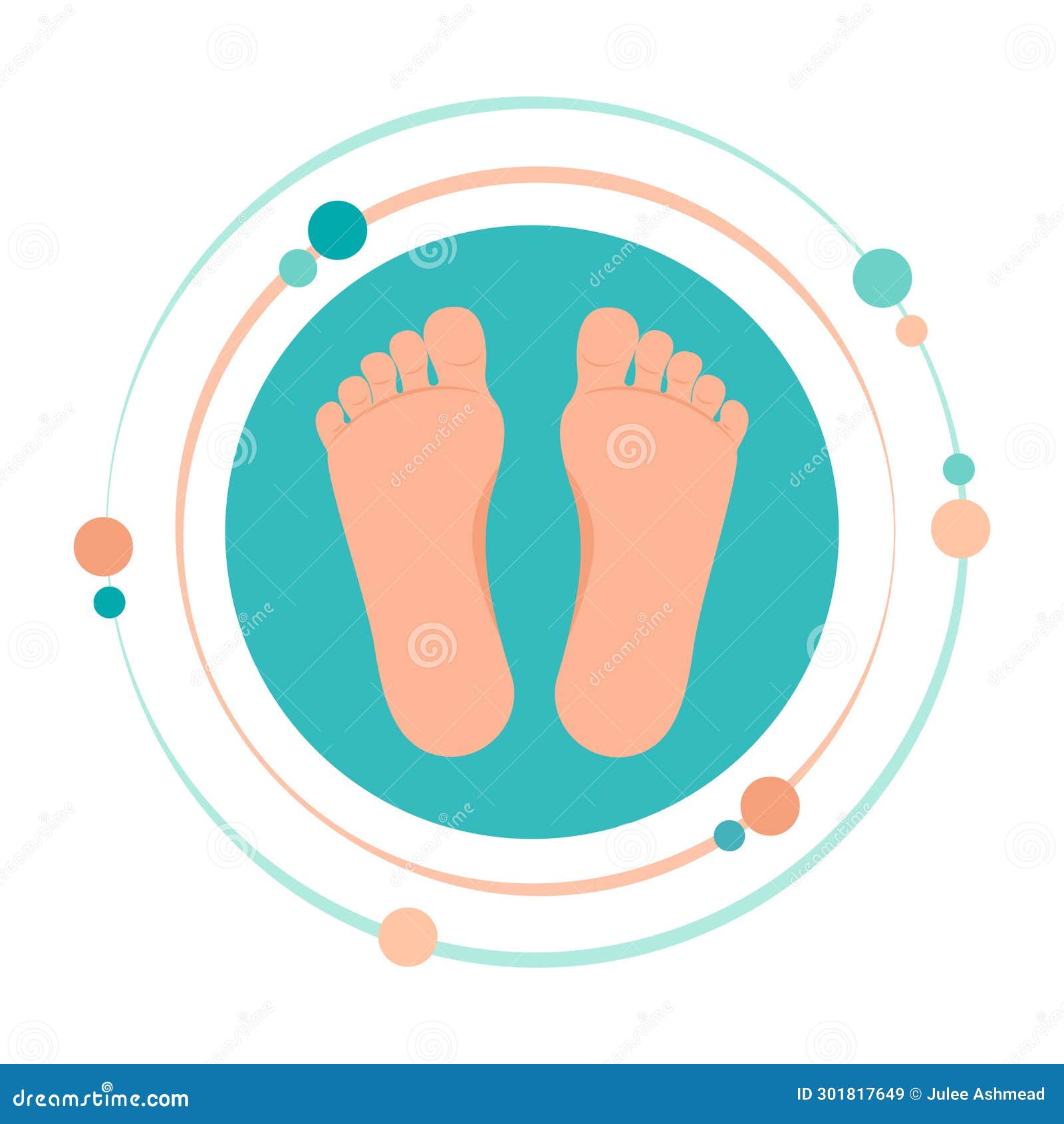 Bare Feet Vector Illustration Graphic Icon Symbol Stock Vector ...