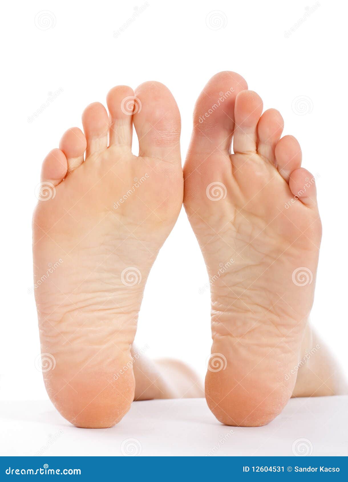Feet Isoalted on White stock image. Image of caucasian - 12604531