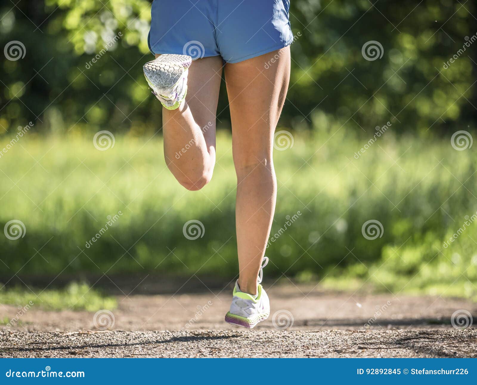 Feet of a jogger stock image. Image of street, people - 92892845
