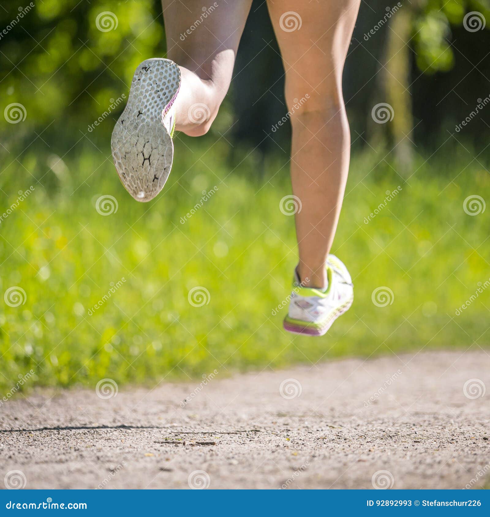 Feet of a jogger stock image. Image of competition, legs - 92892993