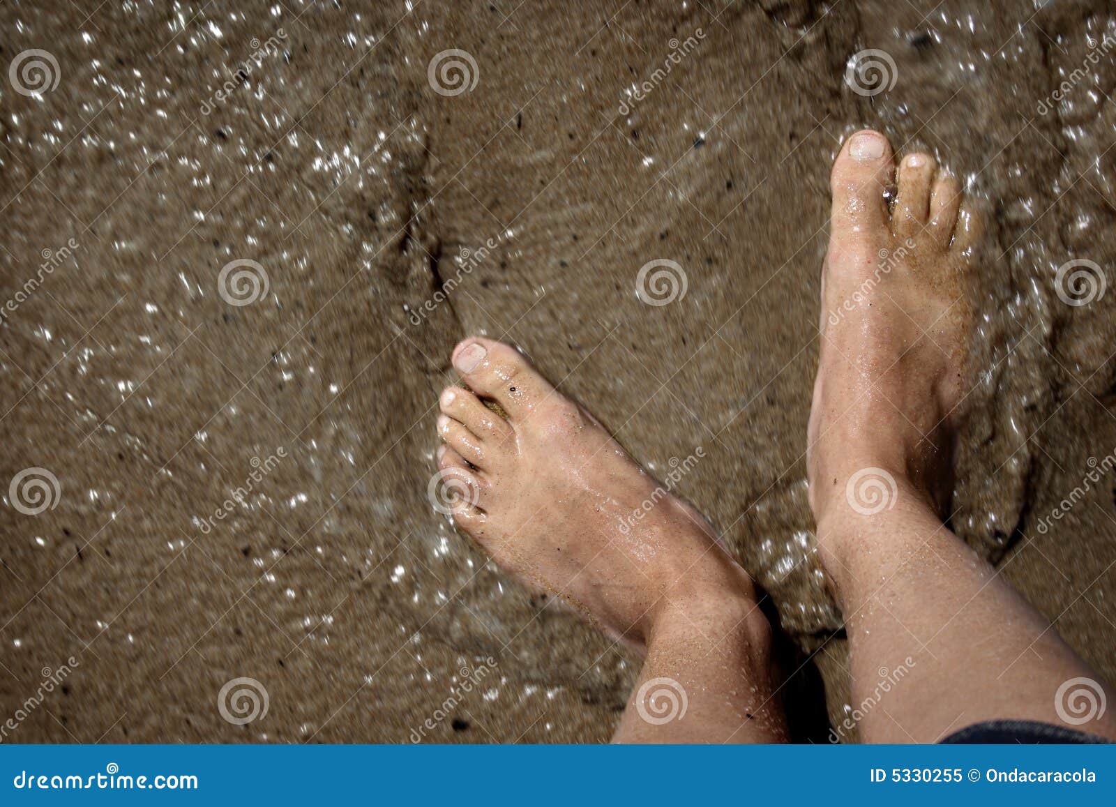 Feet In The Mud Picture. Image: 5330255