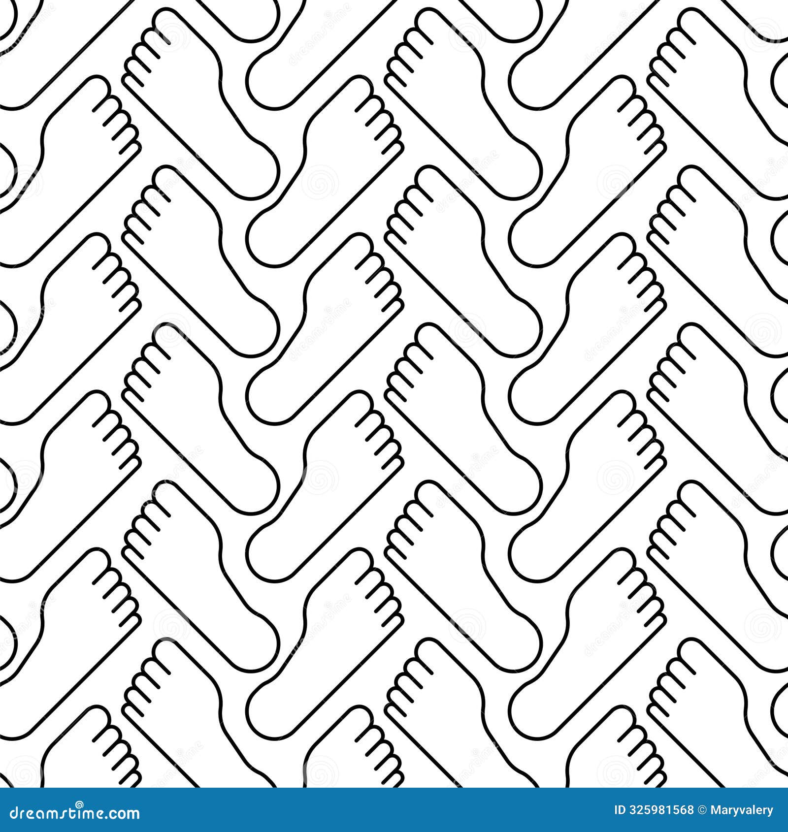 Feet Pattern Seamless. Legs Background Stock Vector - Illustration of ...