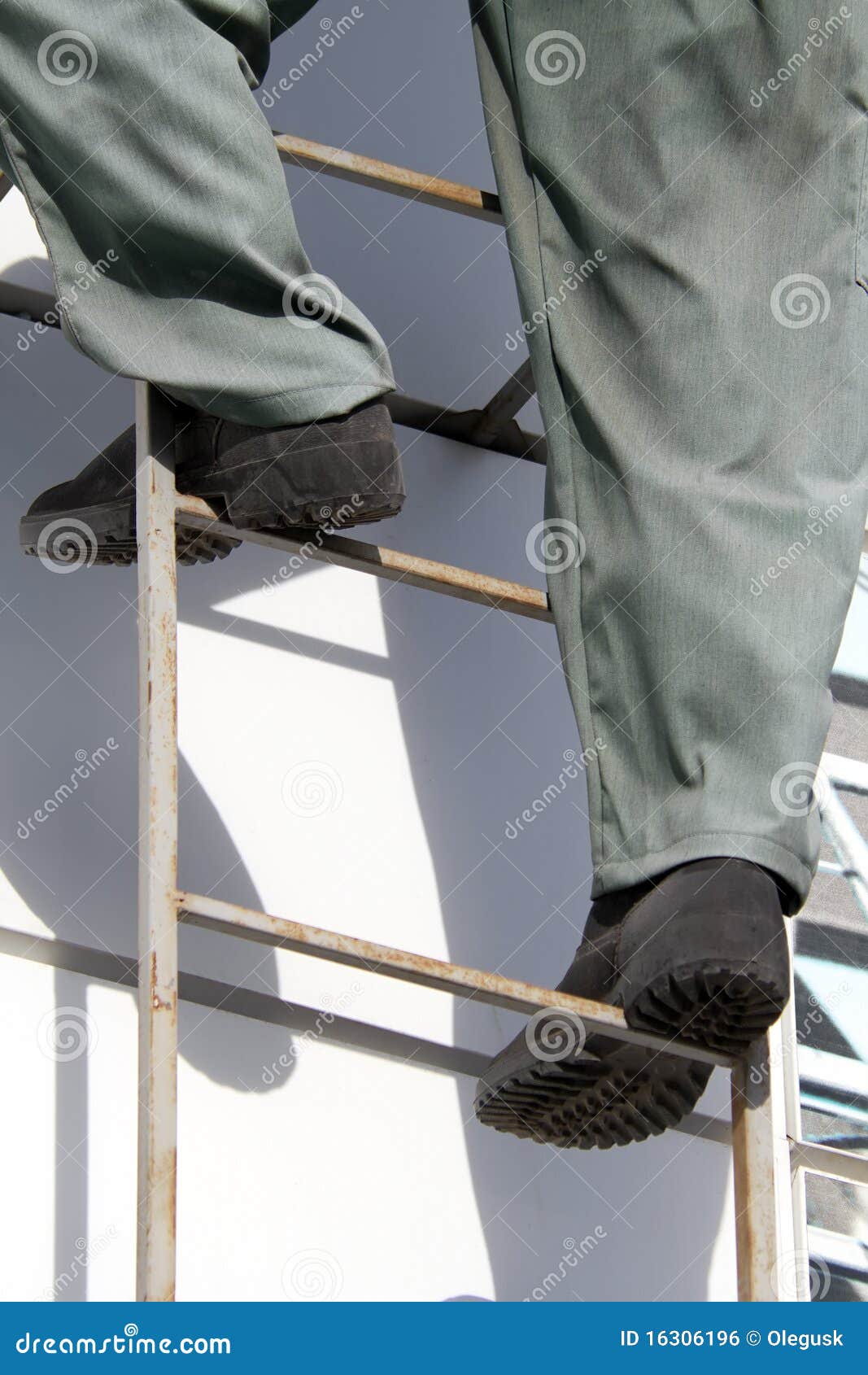 Feet person ladder stock photo. Image of fabric, feet - 16306196