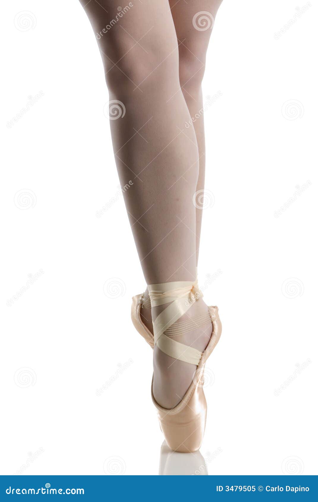 Feet in pointe stock image. Image of silky, dance, legs - 3479505