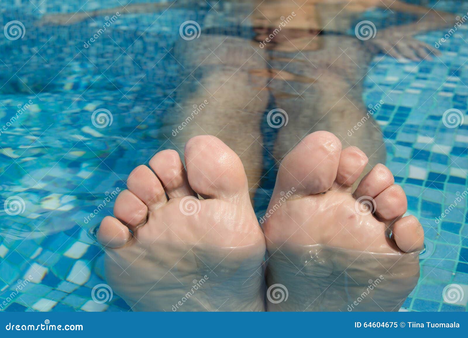 Feet in the pool stock image. Image of feet, pool, swimmer - 64604675