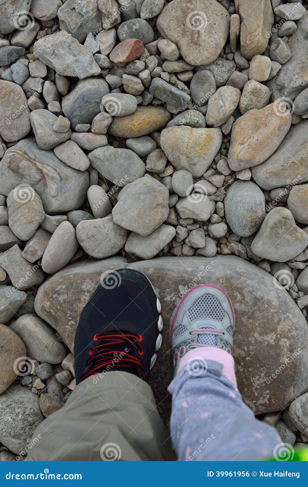 Feet on the rock stock photo. Image of love, background - 39961956