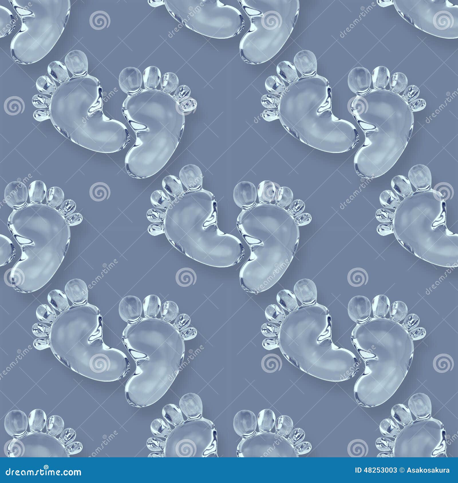 Feet Seamless Pattern and Background Stock Illustration - Illustration ...