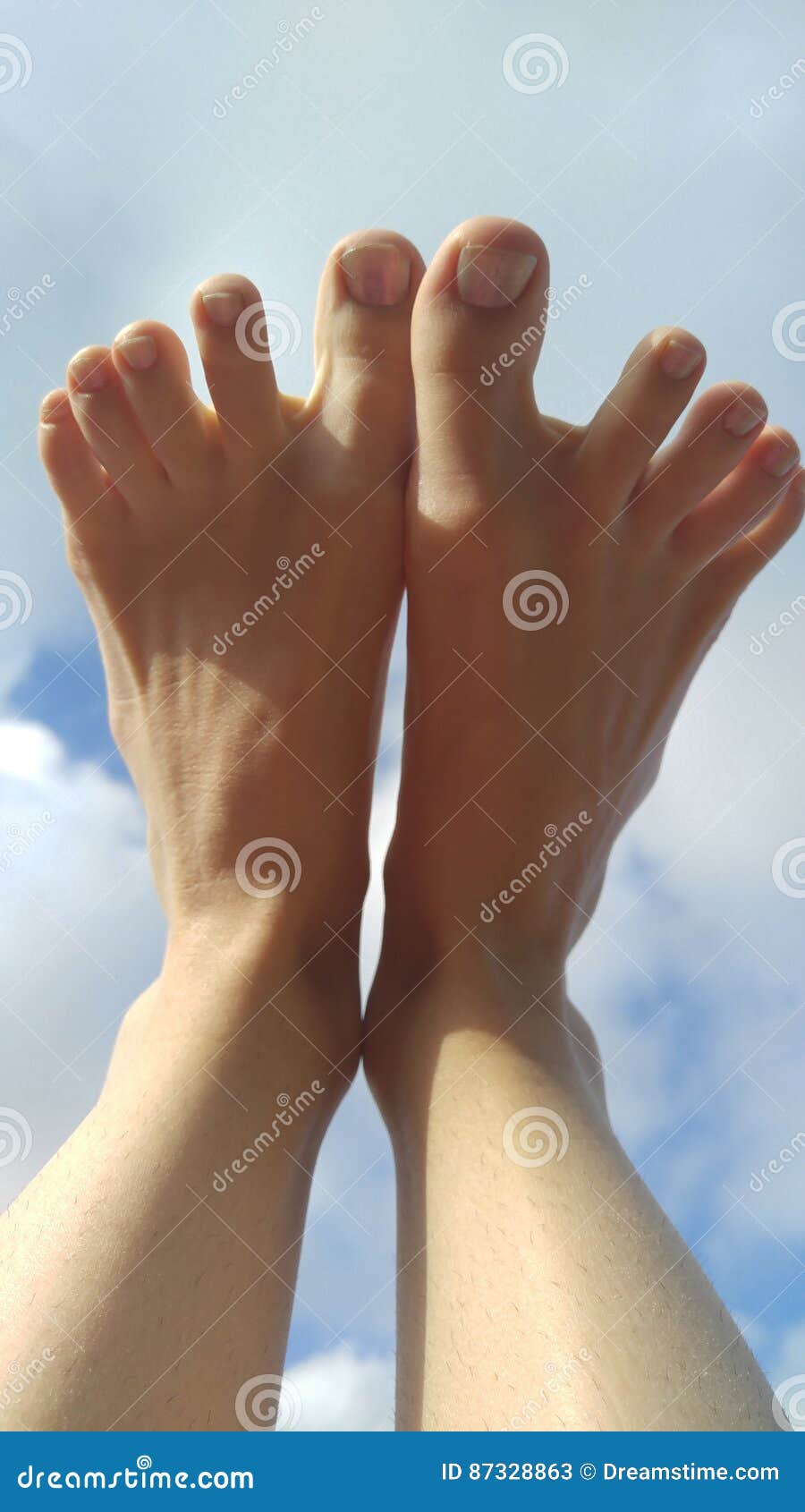 Feet in sky stock image. Image of toesinsky, foot, feetfetish - 87328863