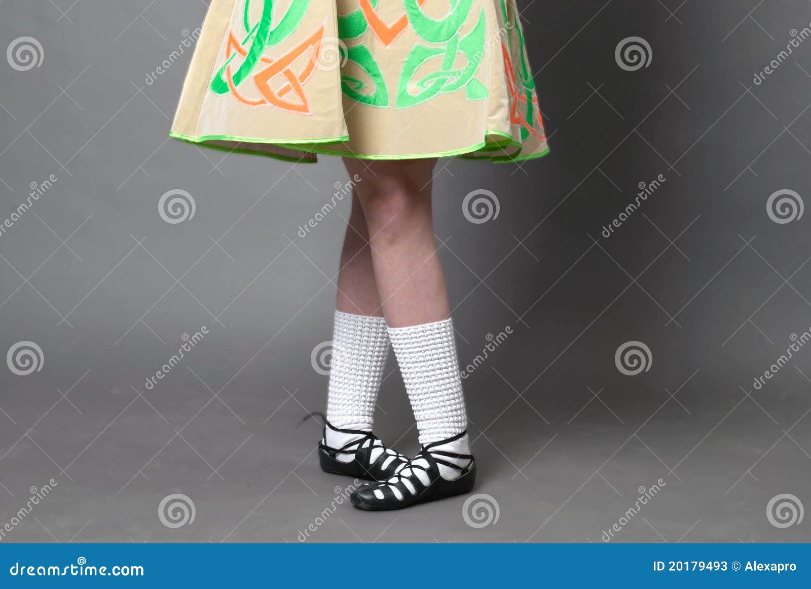 Feet in Soft Irish Dance Shoes Stock Image - Image of folk, ornament ...