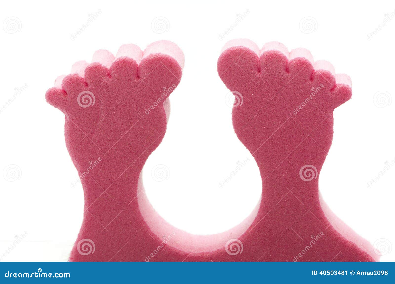 Feet of sponge stock image. Image of woman, feet, equipment - 40503481