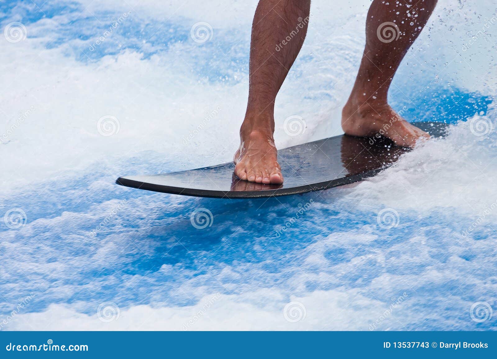 Feet Surfing on Black Board Stock Image - Image of outdoor, outdoors ...