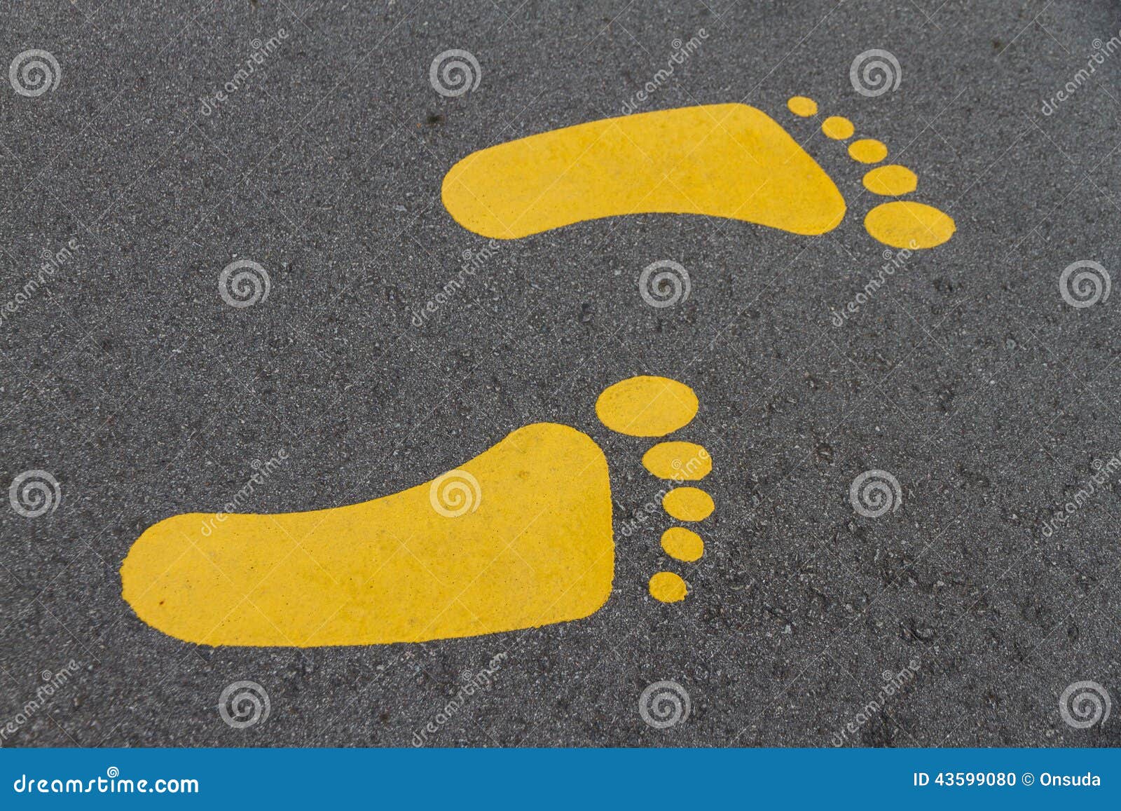 Feet symbol stock photo. Image of foot, yellow, gray - 43599080