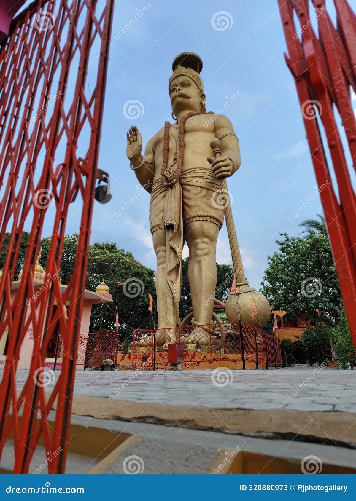 52 Feet Tall Statue of Lord Hanuman Stock Image - Image of nature ...
