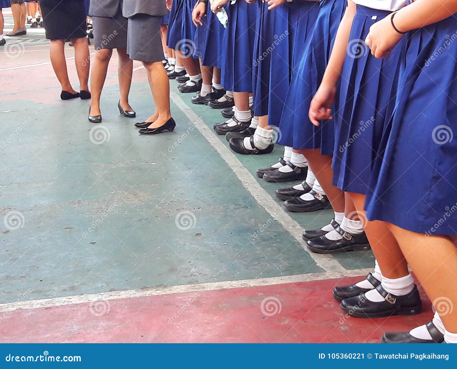 Student foot stock image. Image of school, uniform, shoes - 105360221