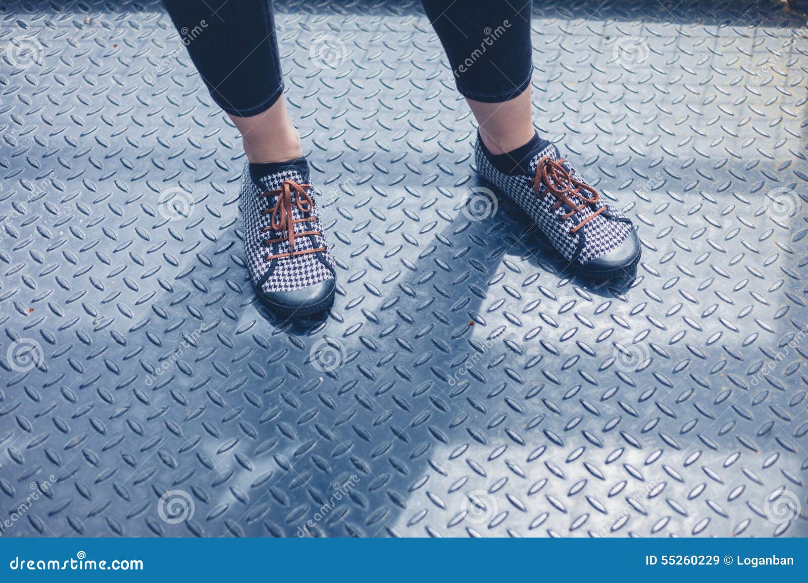 Feet Young Woman Metal Surface Stock Photos - Free & Royalty-Free Stock ...