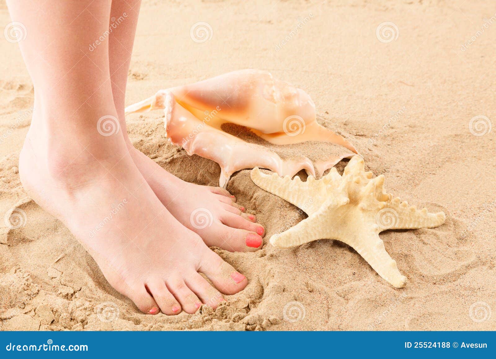 Feets and beach sand stock photo. Image of lifestyle - 25524188