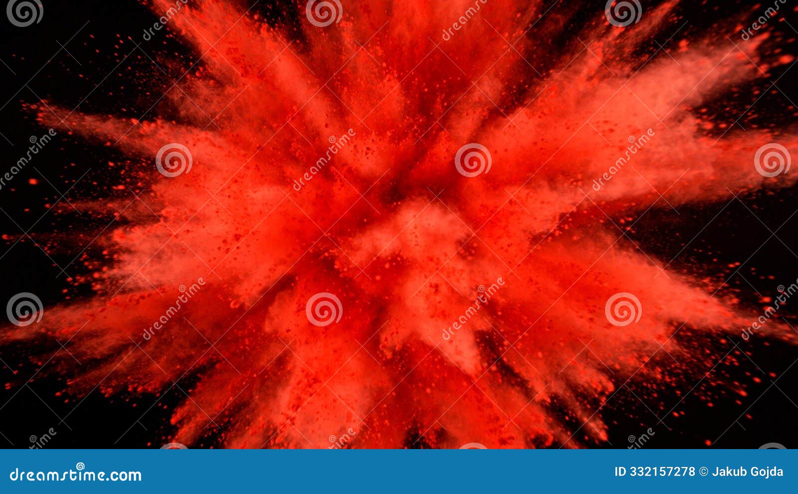 Feeze Motion of Orange Powder Explosion Stock Photo - Image of freeze ...