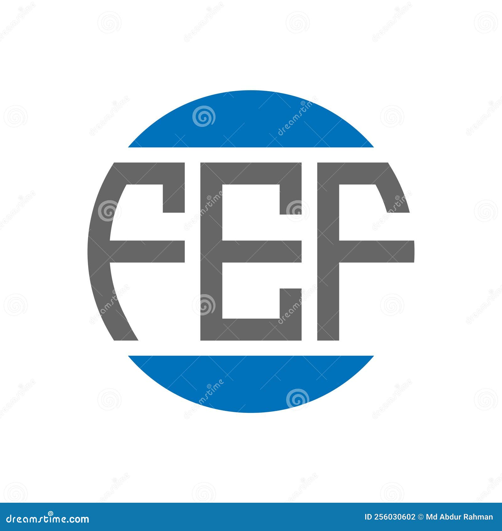 FEF Letter Logo Design on White Background. FEF Creative Initials ...