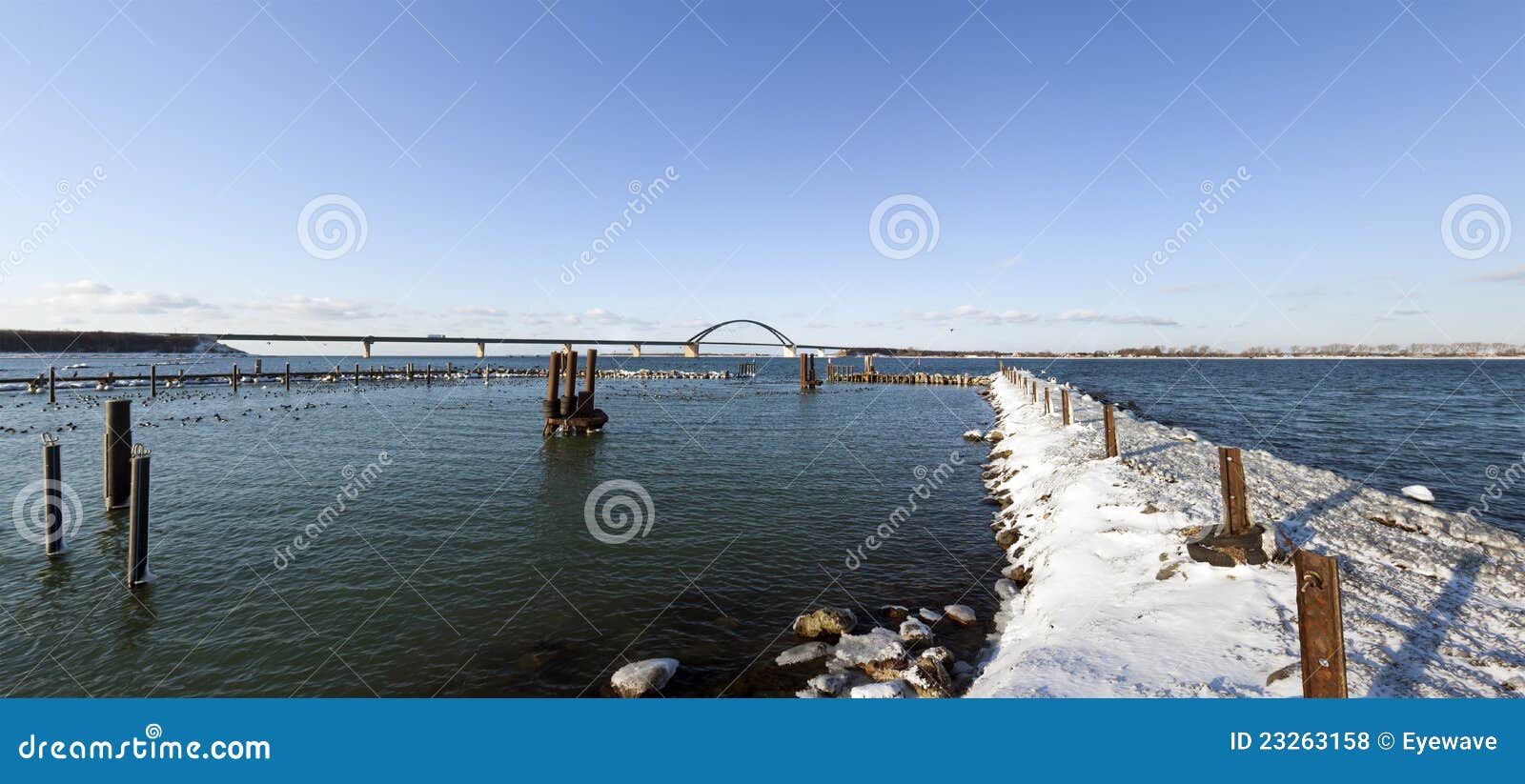 Fehmarn Sound Panorama stock photo. Image of sound, schleswig - 23263158