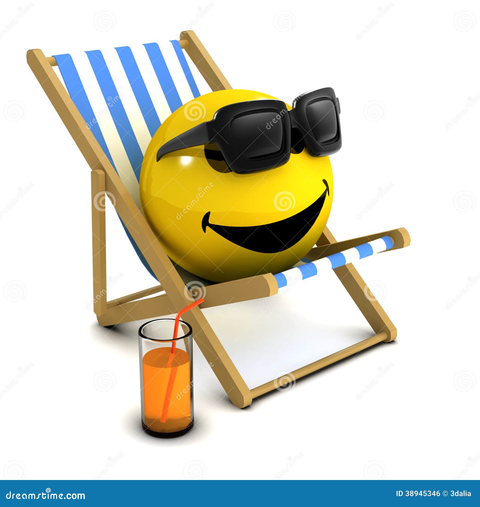 Feiertag des smiley 3d vektor abbildung. Illustration von grinsen ...