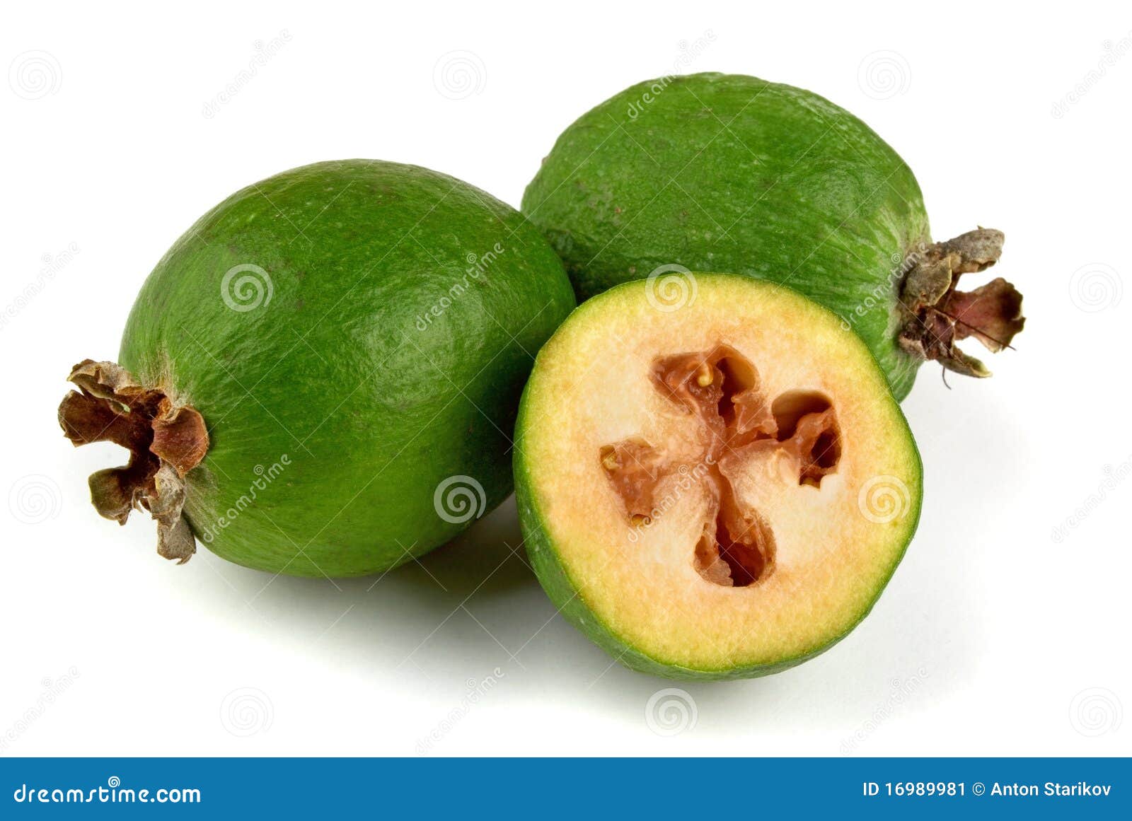 Feijoa stock image. Image of fruit, food, ingredient - 16989981