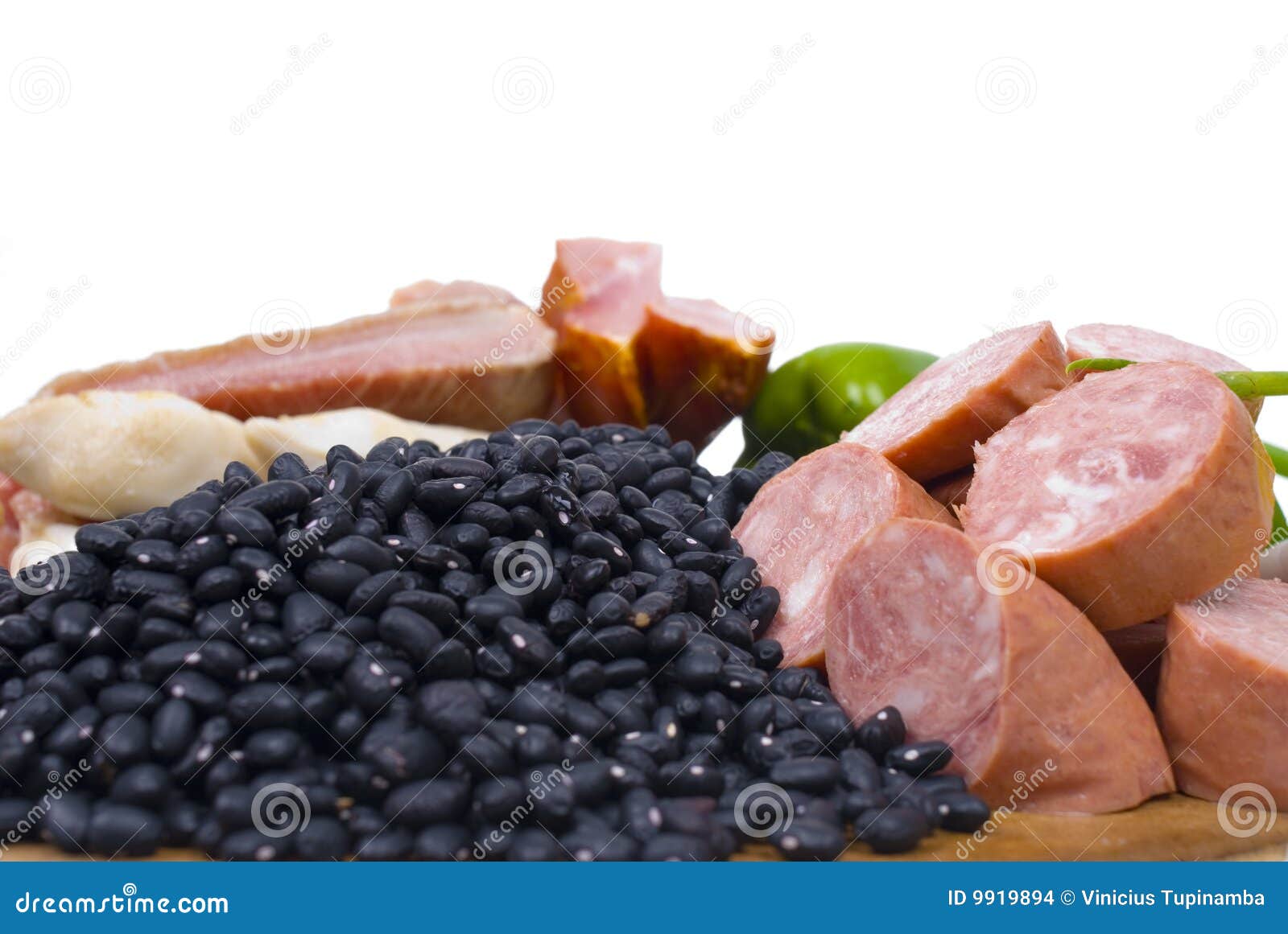Feijoada Ingredients stock photo. Image of meat, food - 9919894