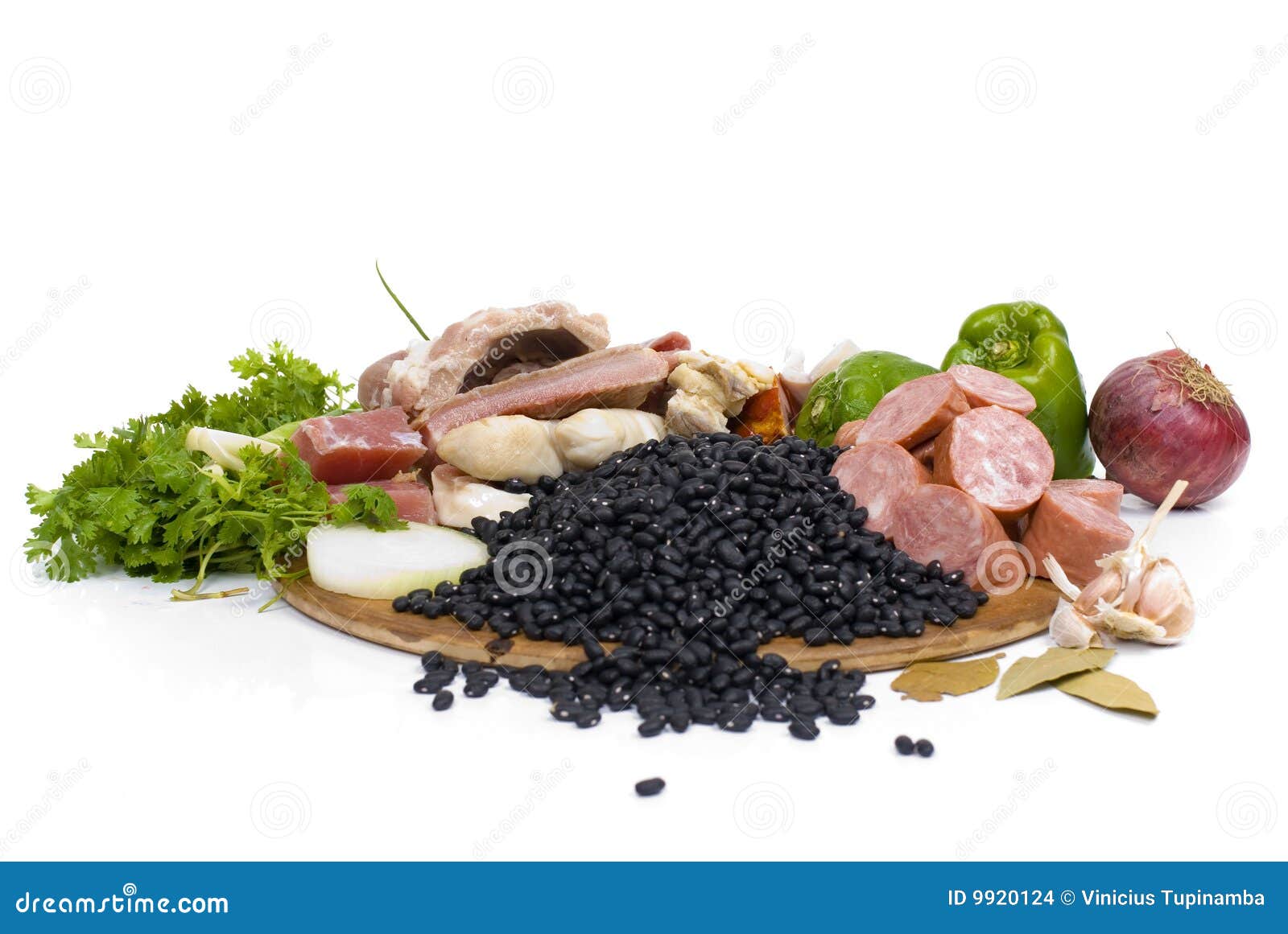 Feijoada Ingredients stock photo. Image of cuisine, meat - 9920124
