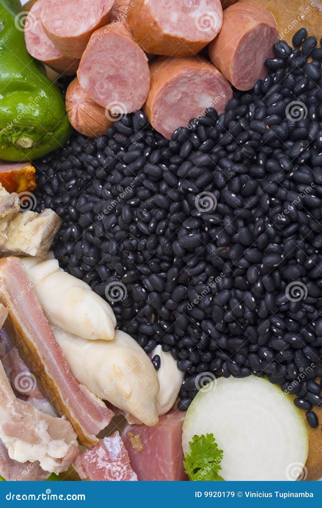 Feijoada Ingredients stock image. Image of meat, recipe - 9920179