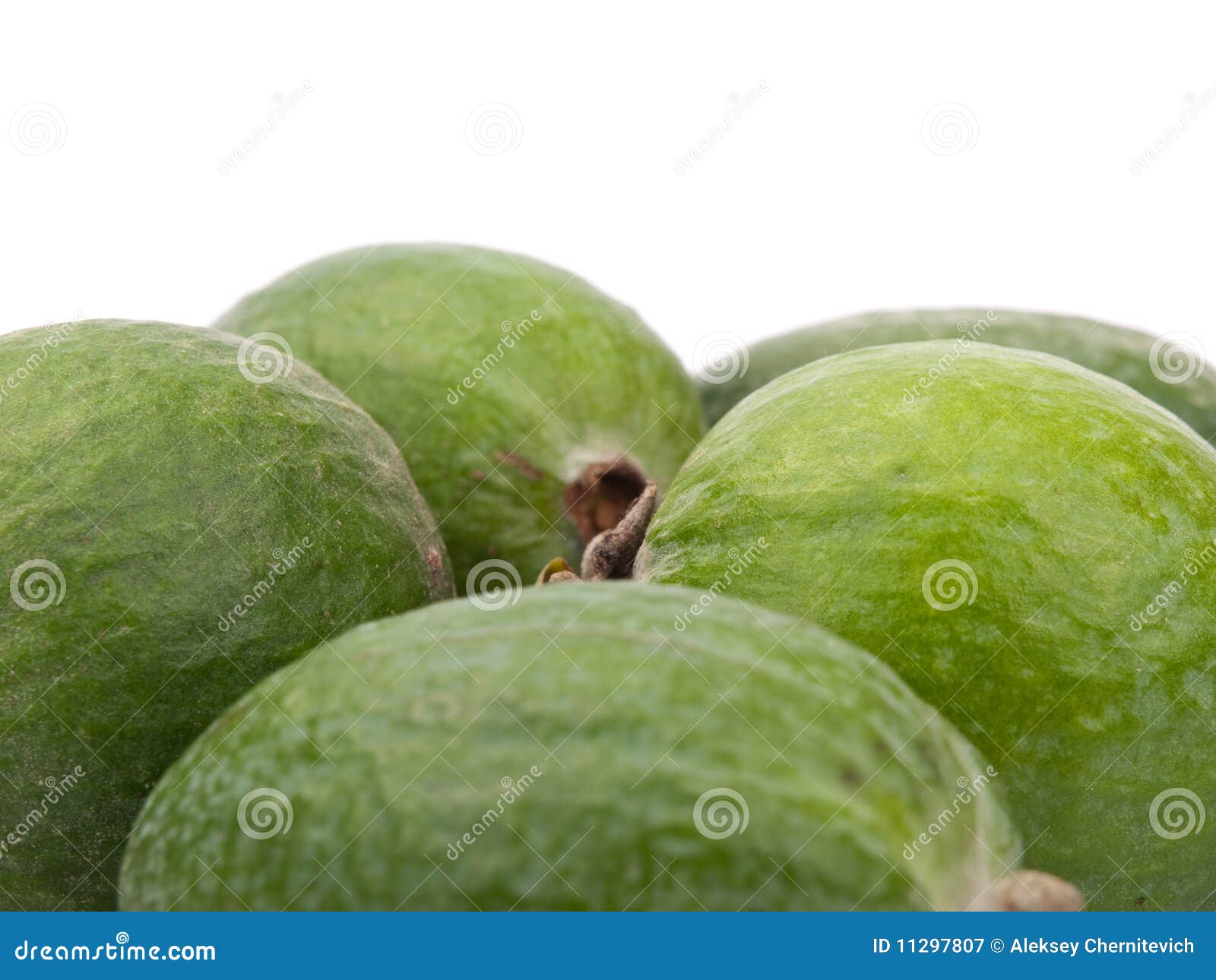 Feijoas stock image. Image of white, background, healthy - 11297807