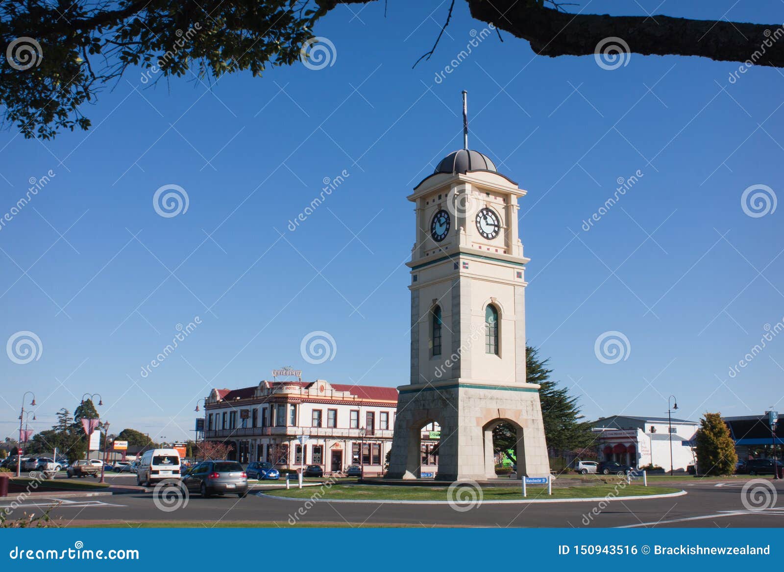 Feilding Clock Tower editorial photo. Image of friendly - 150943516