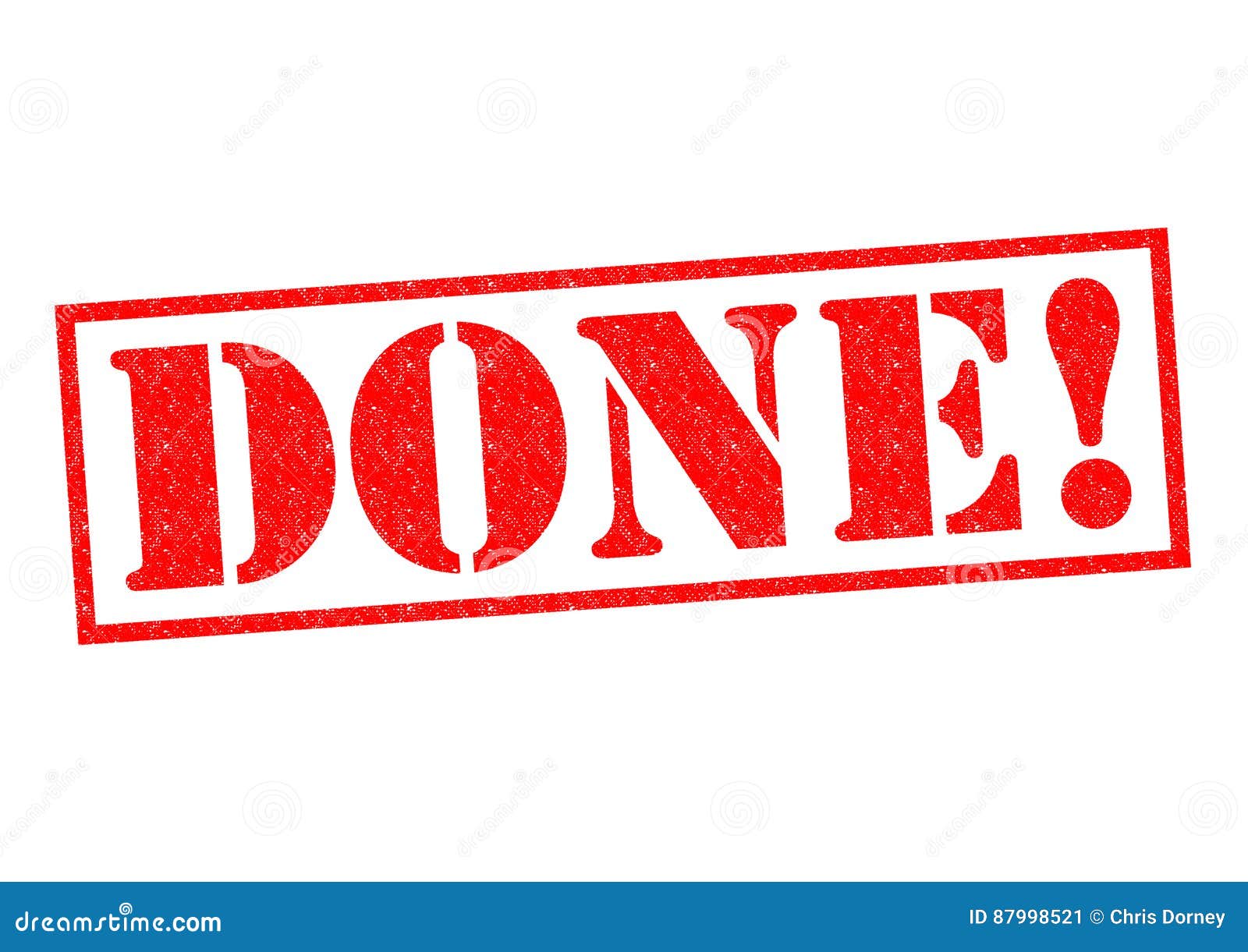 Feito! ilustração stock. Ilustração de tudo, etiqueta - 87998521