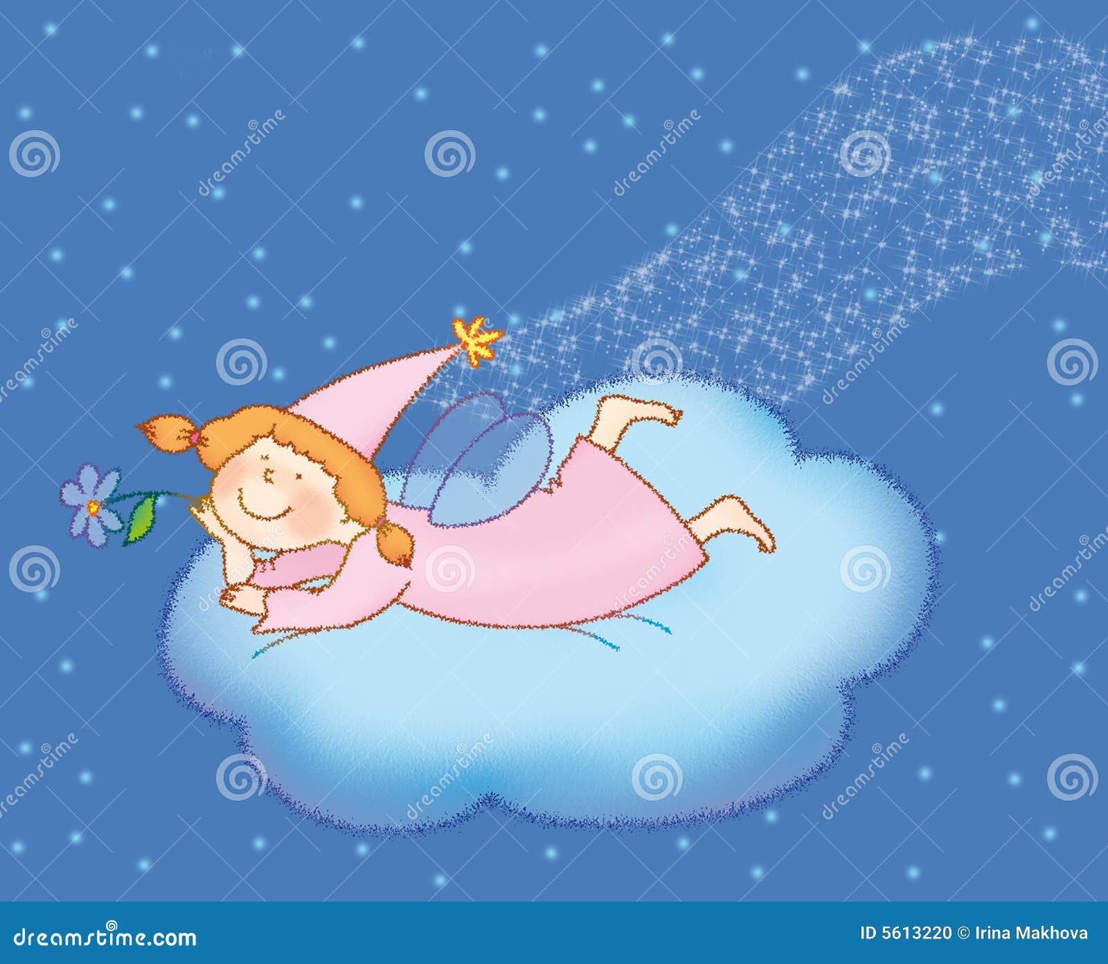 Feja stock illustration. Illustration of stars, merriment - 5613220