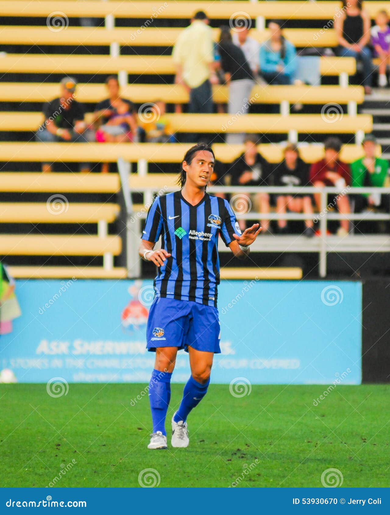 Fejiro Okiomah, Defender, Pittsburgh RiverHounds Editorial Image ...