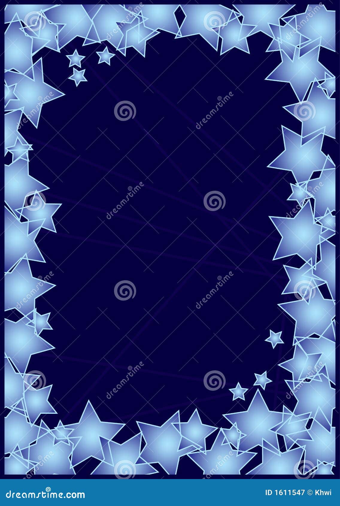 Feld mit Stern-Rand stock abbildung. Illustration von hell - 1611547