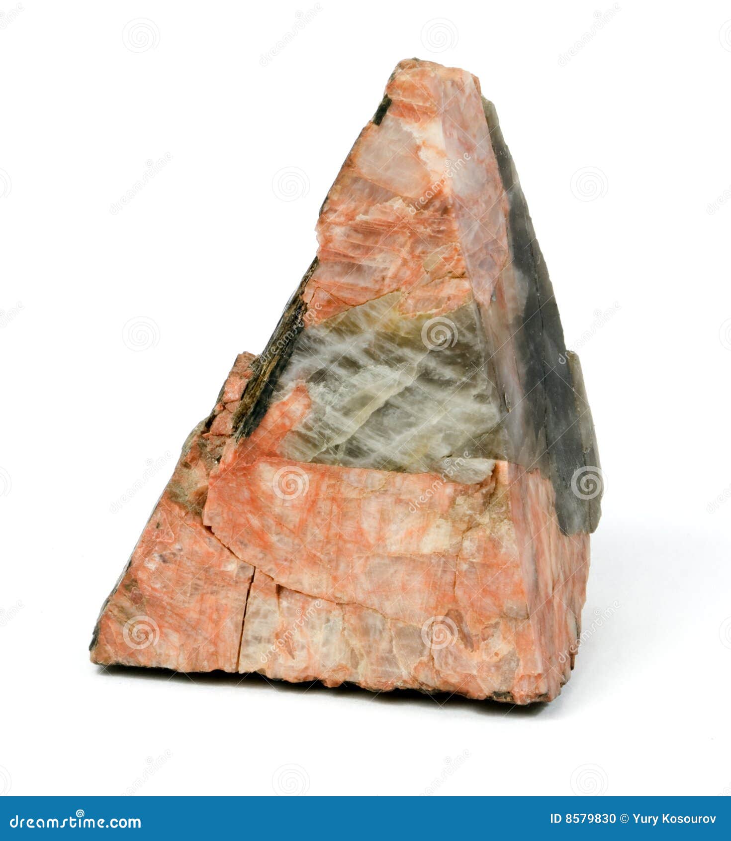 Feldespato foto de archivo. Imagen de aislado, cristal - 8579830