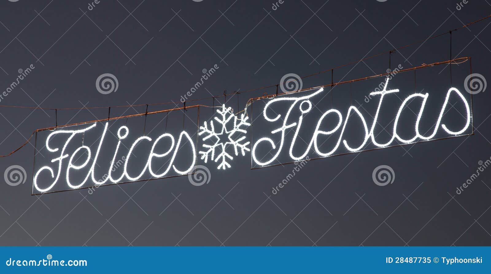 Felices Fiestas - Happy Holidays Stock Image - Image of happy, night ...