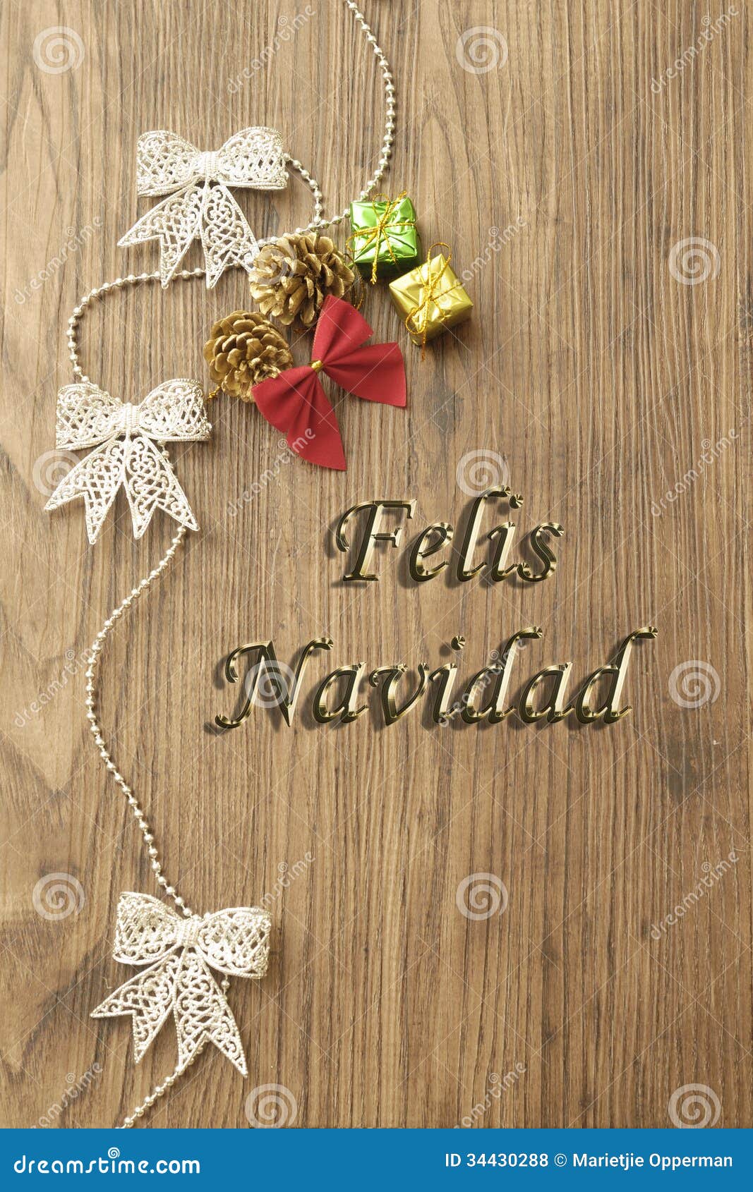 Felis Navidad stock photo. Image of merry, close, acorns - 34430288