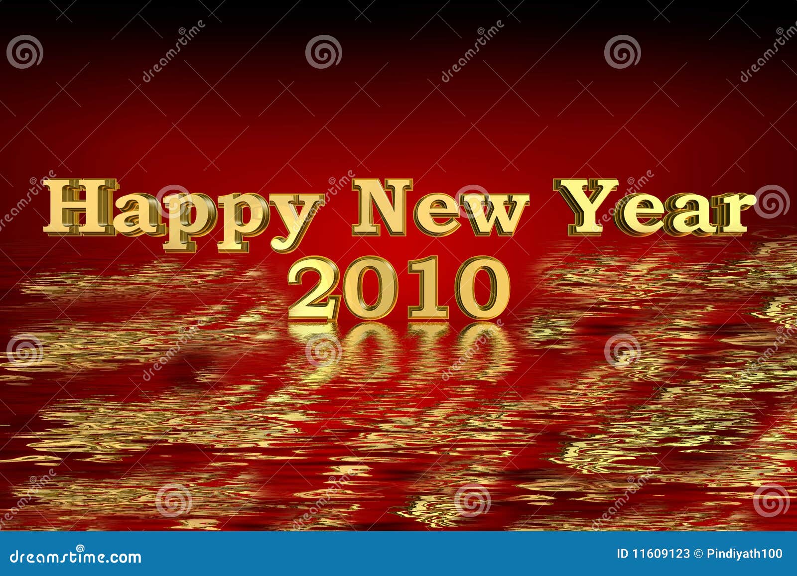 Feliz Año Nuevo 2010 stock de ilustración. Ilustración de principio ...